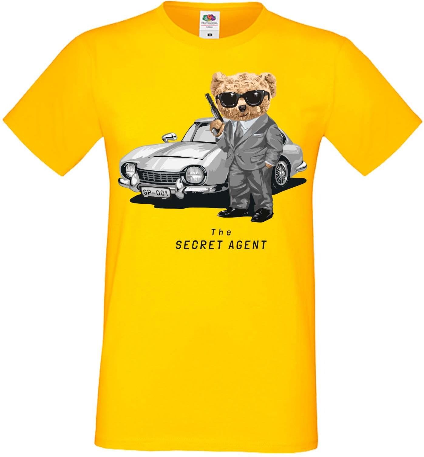 The Secret Agent męska koszulka Cute Teddy Bear, Man 2XL / Żółty - Ceny ...