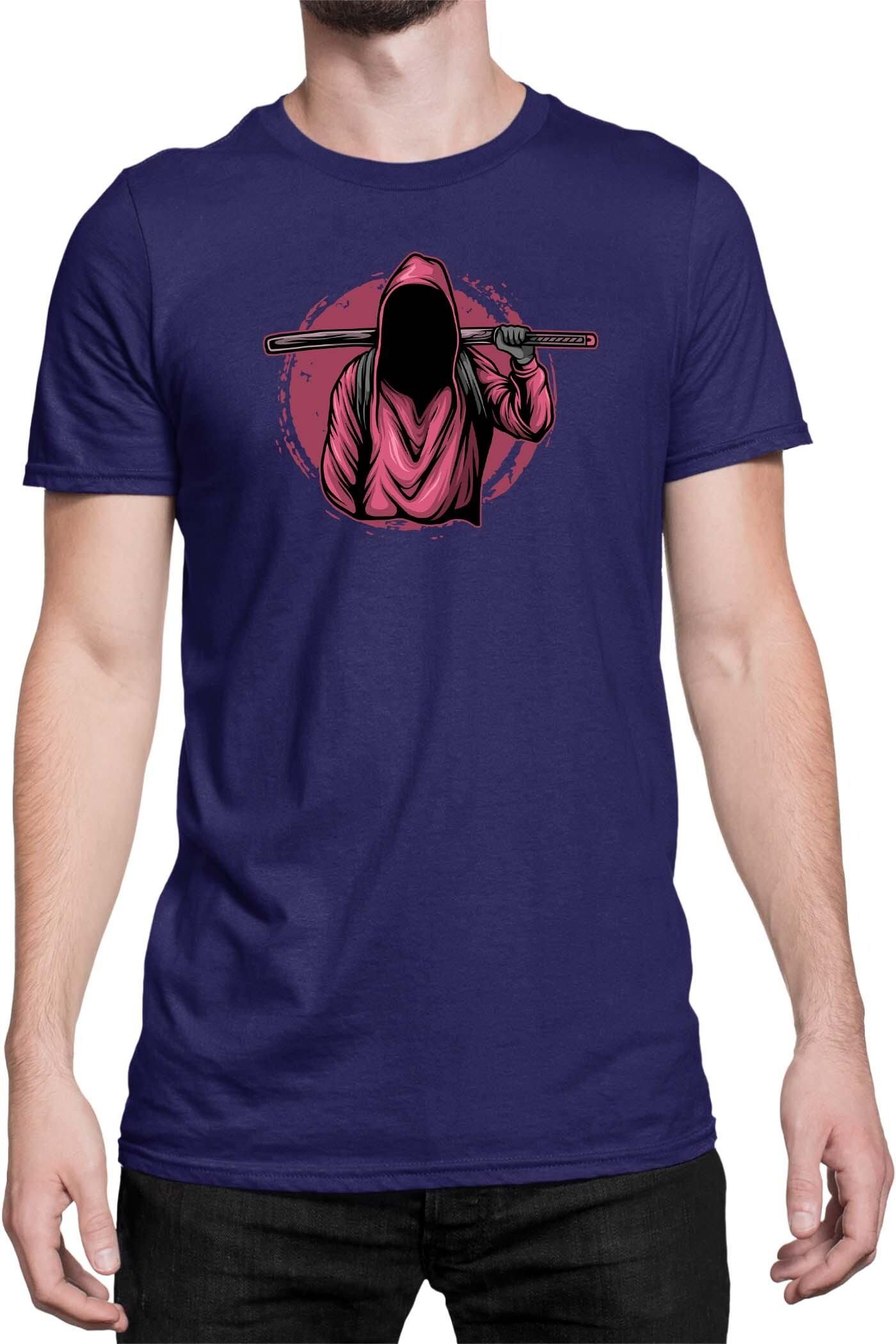 Ninja Assassin męska koszulka Demon Slayer Kimetsu no Yaiba Anime Manga ...