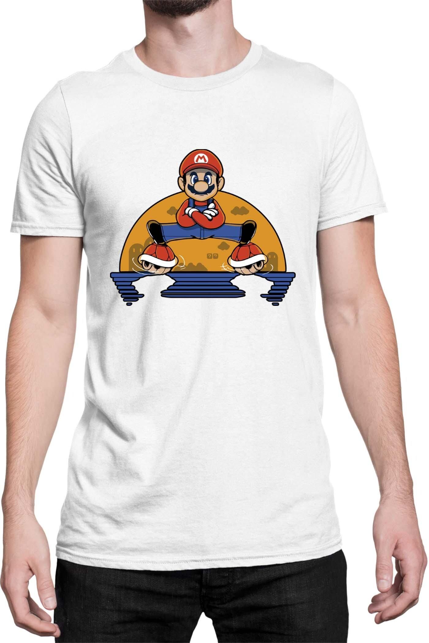 Mario Leg Split męska koszulka Super Mario Bros Luigi Bowser, Man M ...