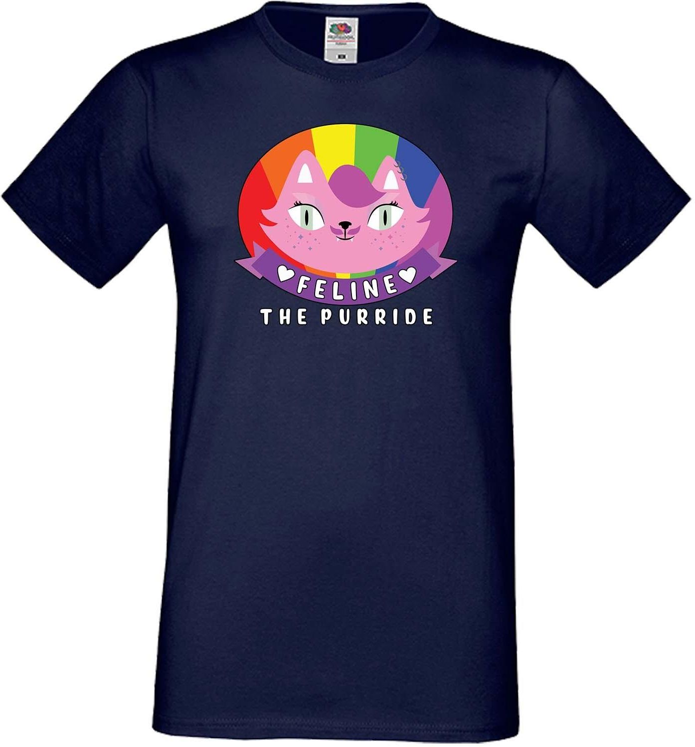 Feline purride męska koszulka LGBTQ Pride Gift, Man 3XL ...