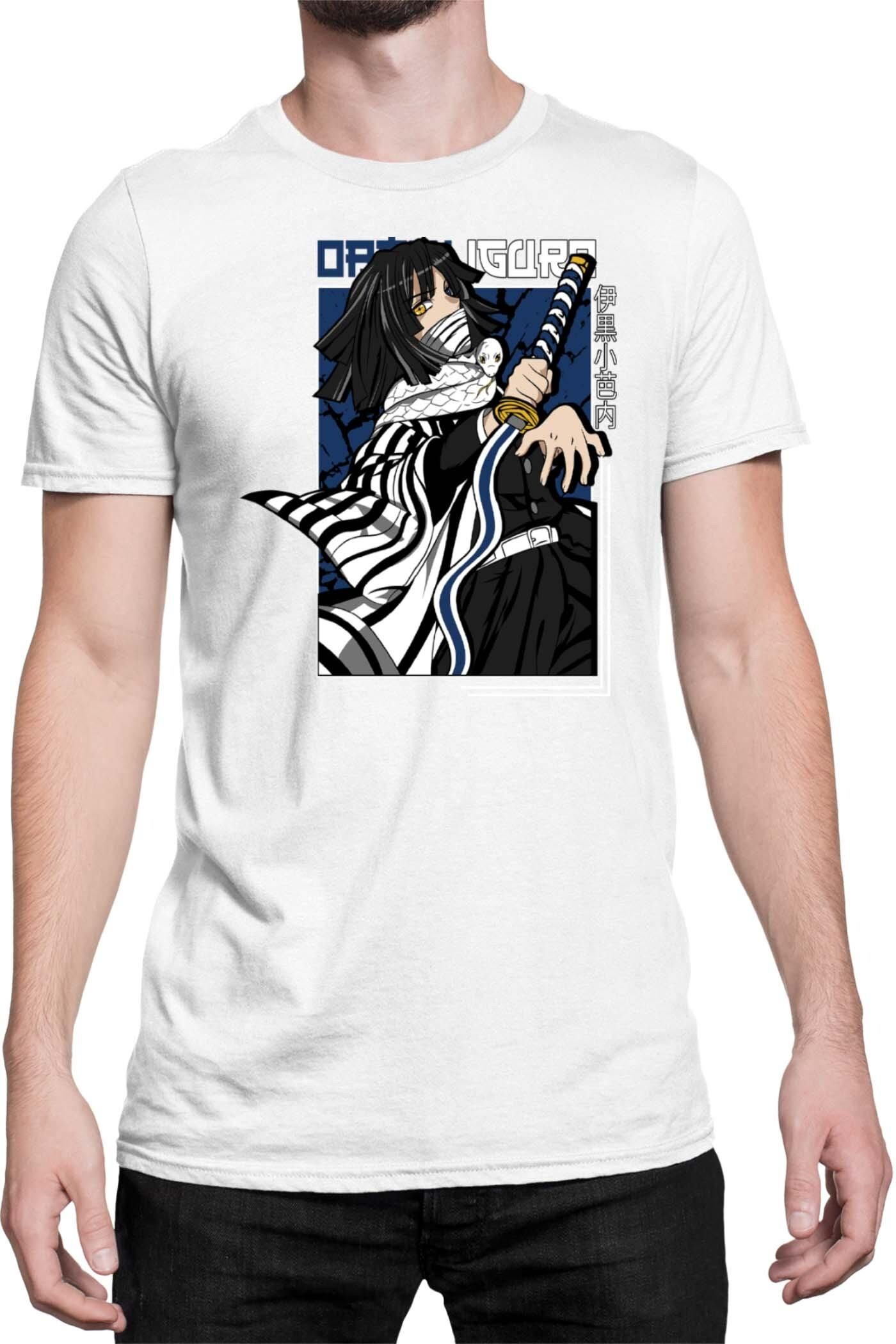 Tomioka Water Hashira męska koszulka Demon Slayer Kimetsu no Yaiba ...