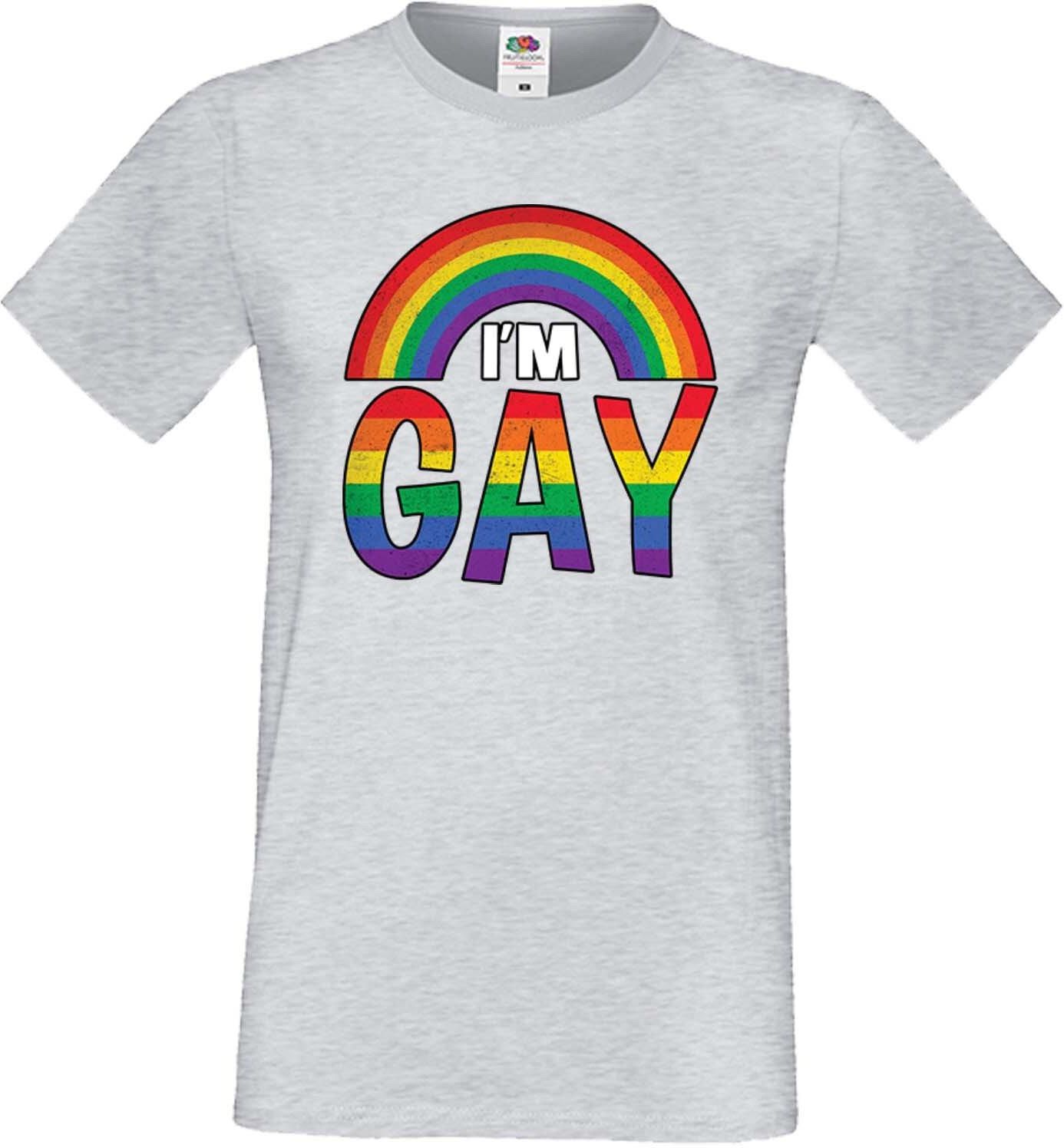 ImGay męska koszulka LGBTQ Pride Gift, Man L / Wrzosowy szary - Ceny i ...