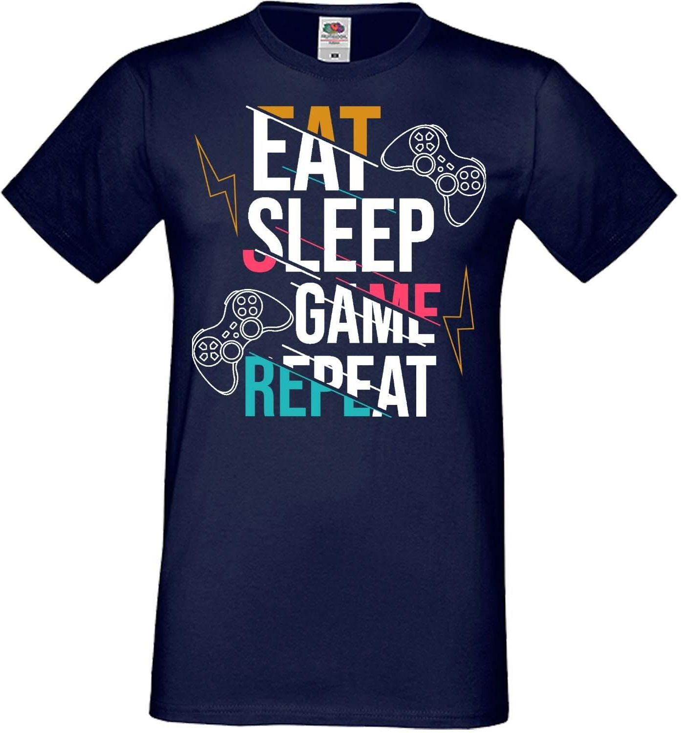Gamer Sleepgame męska koszulka Video Games Gamer Gift, Man 3XL ...