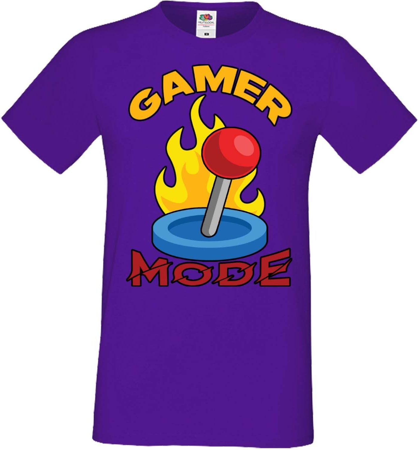 Gamer Mode męska koszulka Video Games Gamer Gift, Man S / Fioletowy ...