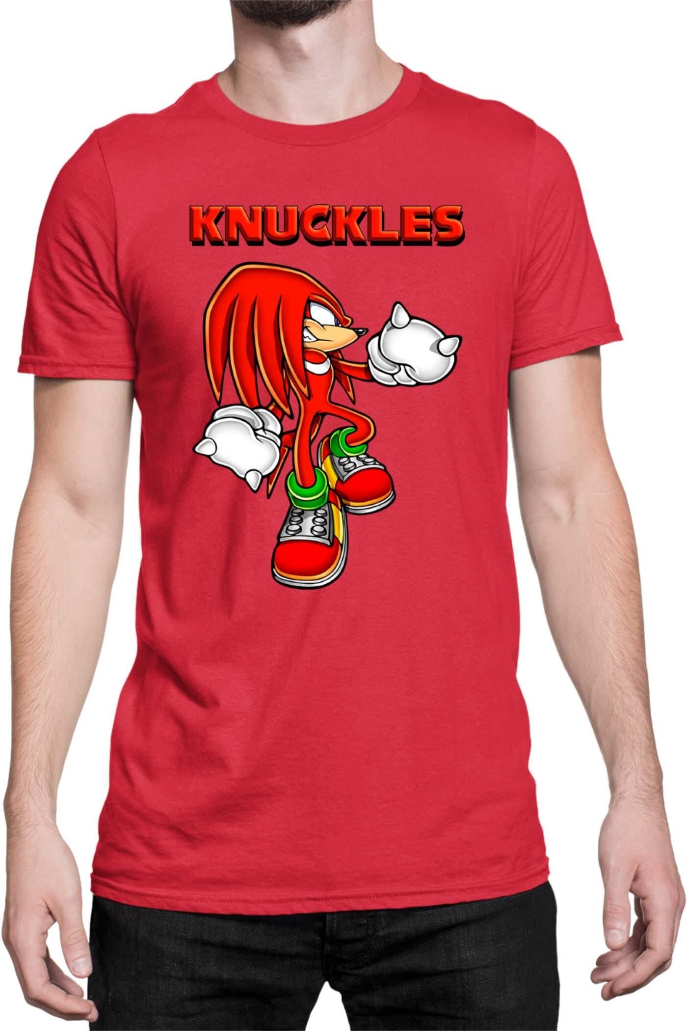 Red Punch męska koszulka Sonic the Hedgehog Sega Mascot, Man S ...