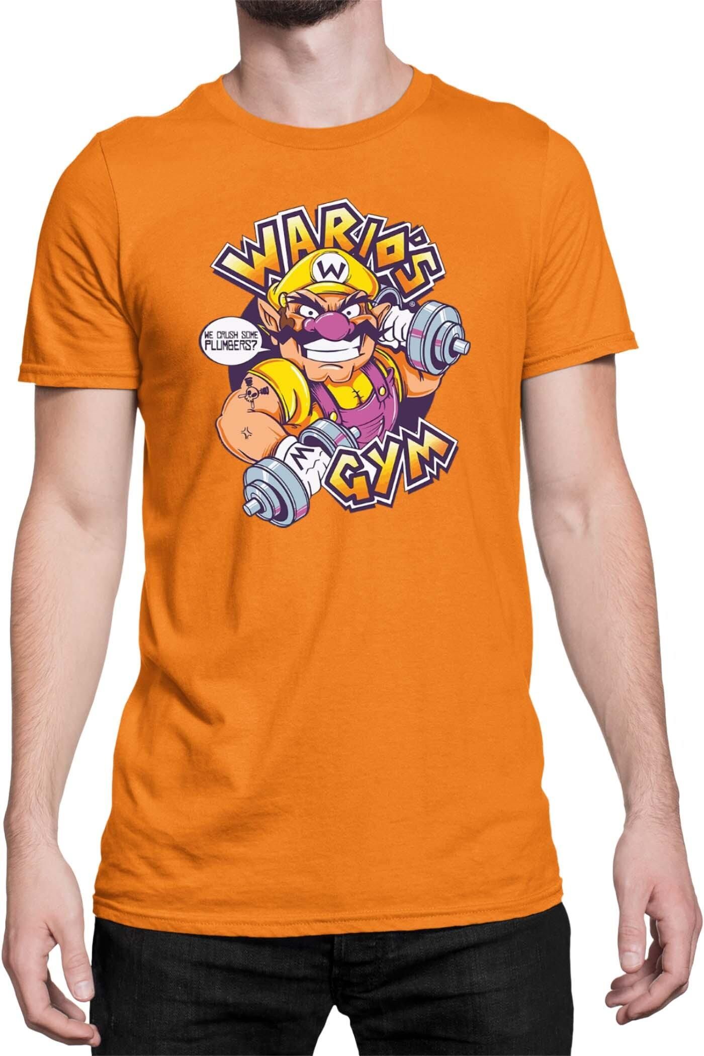 Wario Gym męska koszulka Super Mario Bros Luigi Bowser, Man S ...