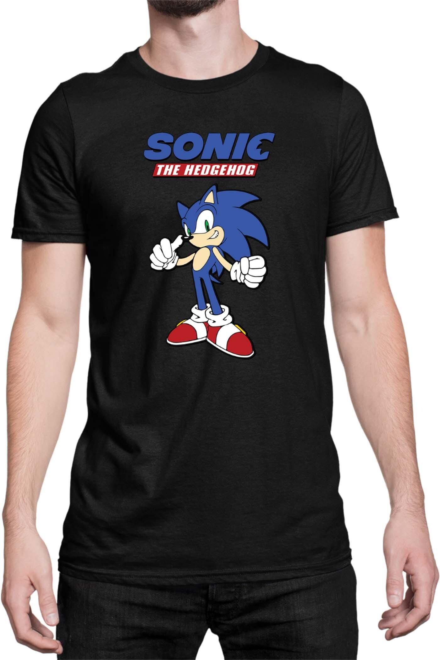 SonicJump męska koszulka Sonic the Hedgehog Sega Mascot, Man 2XL ...