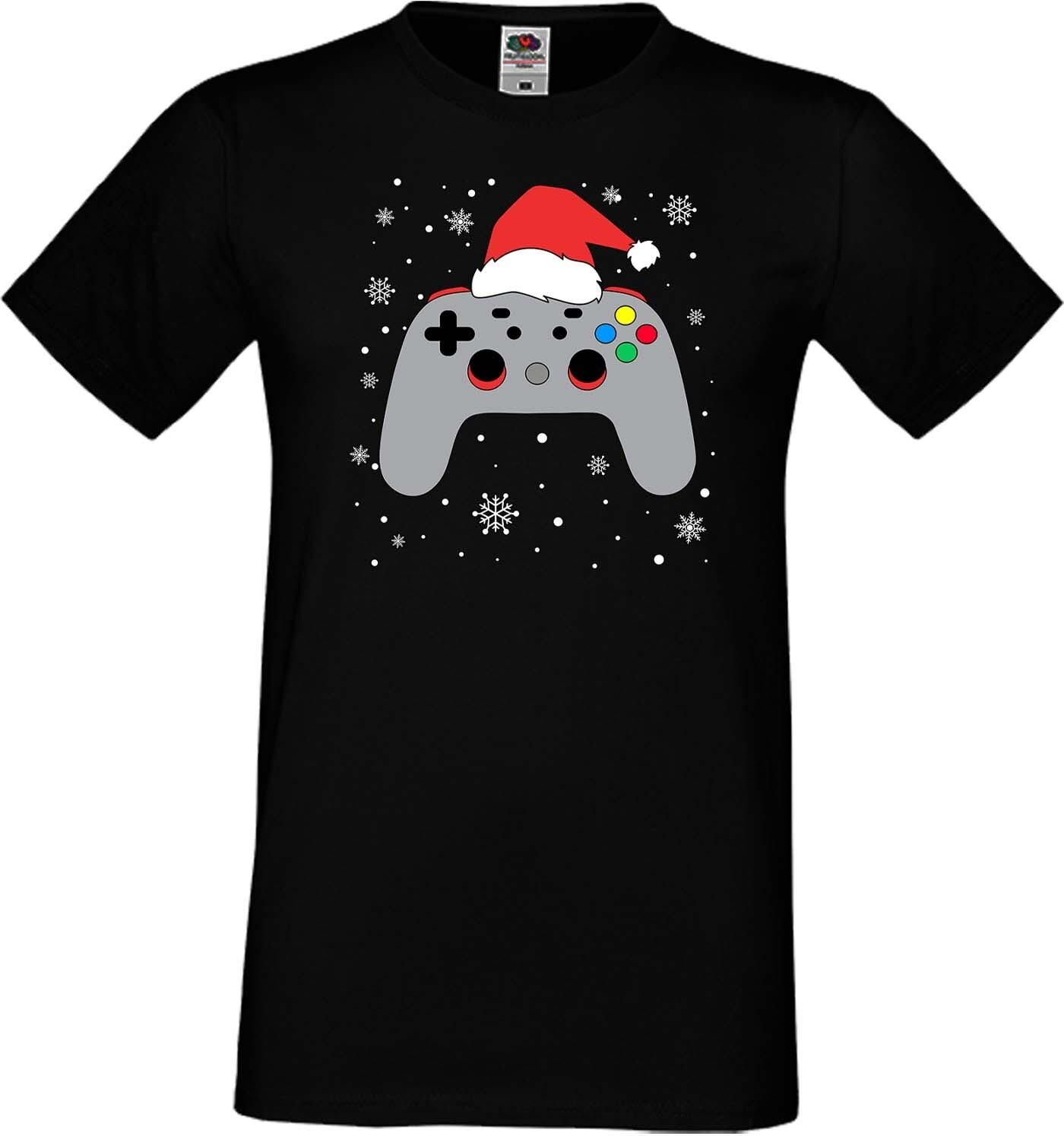 Christmas Gamer Gamepad Christmas męska koszulka Christmas Tree New ...