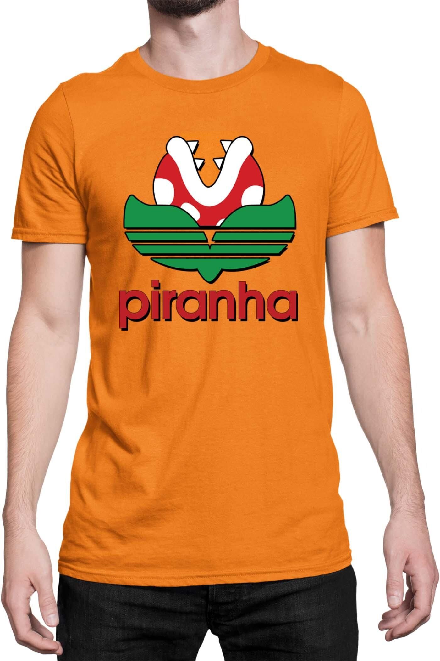 Pakkun Piranha Plant męska koszulka Super Mario Bros Luigi Bowser, Man ...