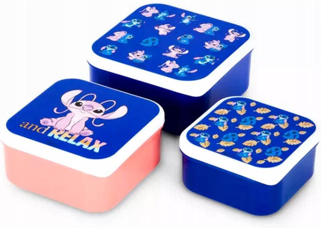 Primark Śniadaniówka 3Szt. Lilo Stitch Disney Lunch Box Licencja - Ceny ...