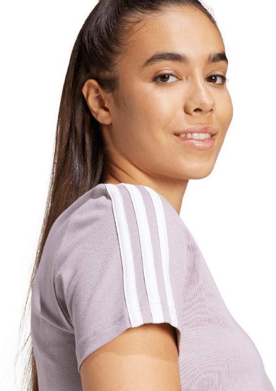 Koszulka adidas Essentials Slim 3-Stripes Tee W IS1550 S - Ceny i ...