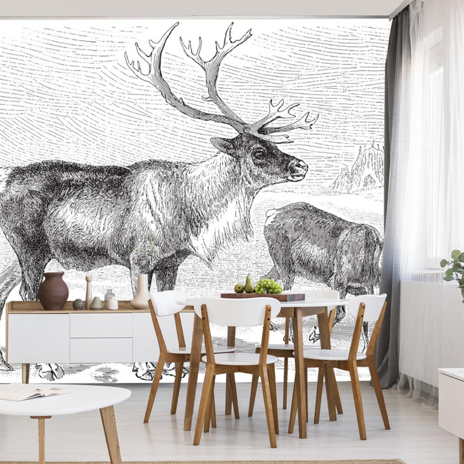 Doboxa Fototapeta Jeleń Vintage Vinyl Strukturalny 416X290 Ft-521-Vsxxxxl - Opinie i ceny na ...