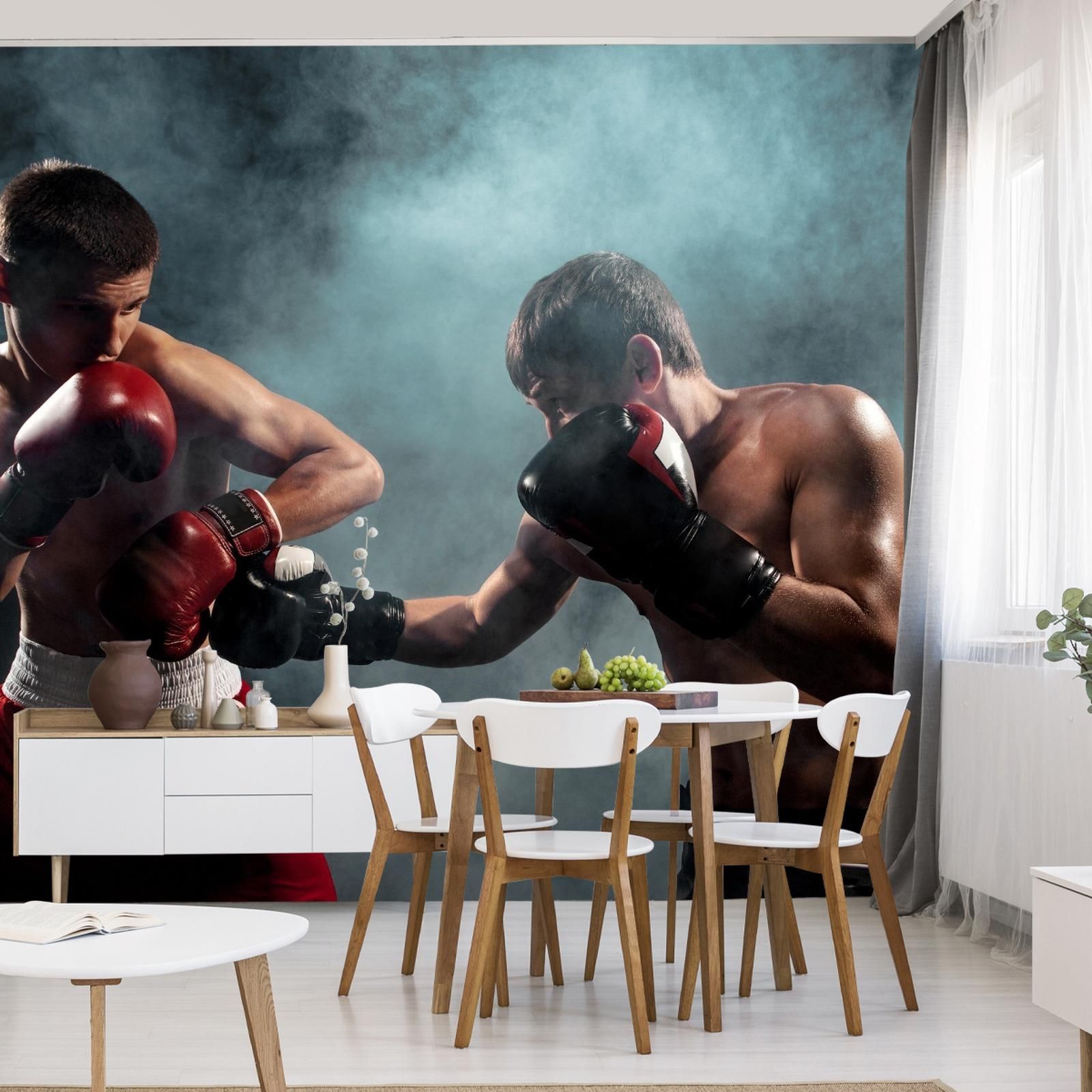 Doboxa Fototapeta Profesjonalna Walka Bokserów Tapeta Samoprzylepna ...