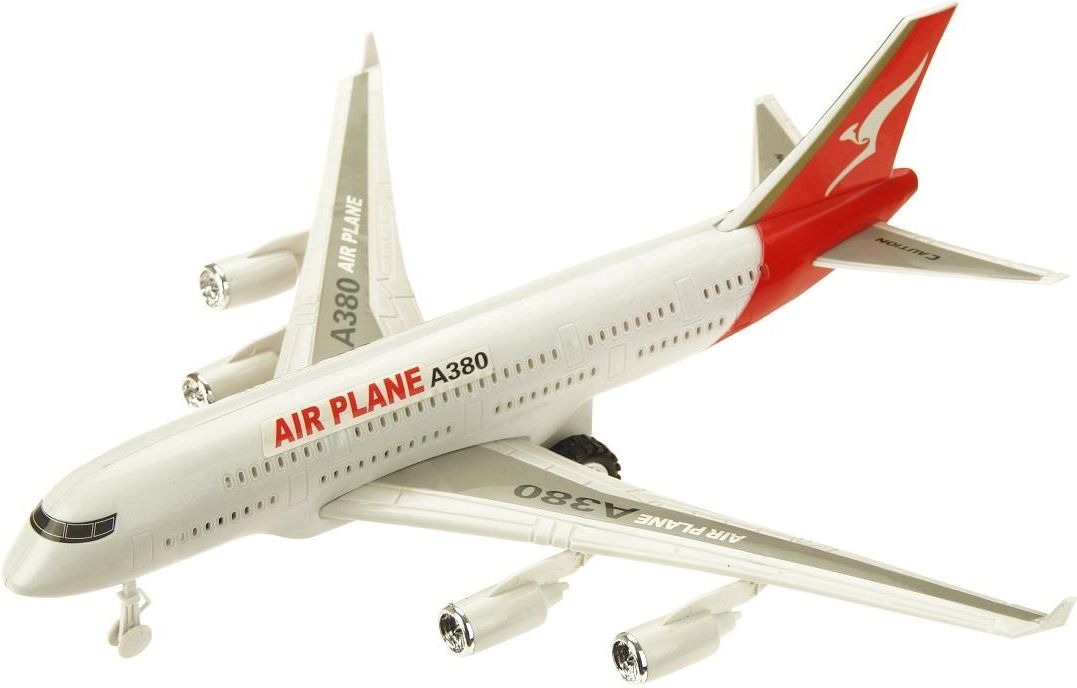 Malplay Samolot Airbus A380 Jeżdżący Świecący Dźwiękowy Największy ...