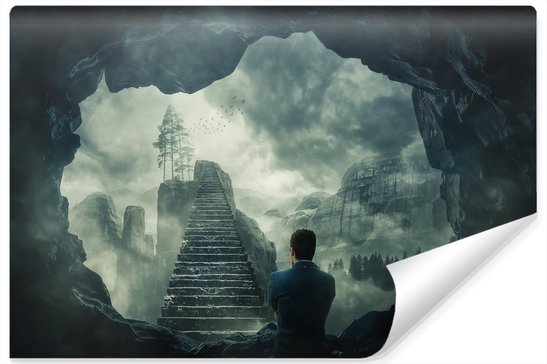 Doboxa Fototapeta Schody W Świecie Fantasy Tapeta Samoprzylepna 450X300 ...