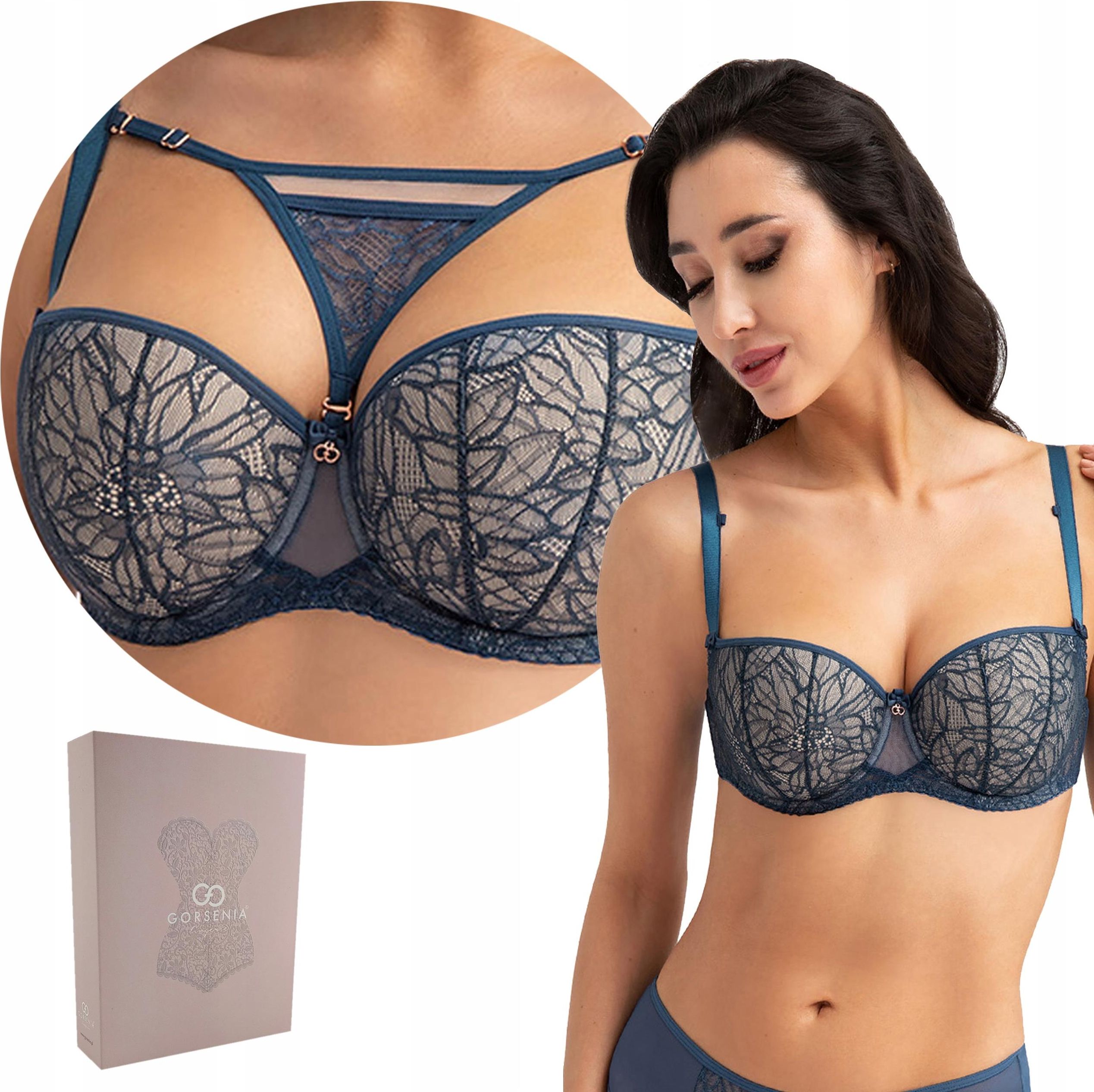 Usztywniany biustonosz Gorsenia K737 Trish, 90C - Ceny i opinie - Ceneo.pl