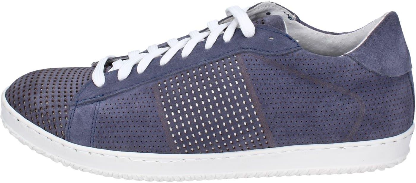 BRUNO VERRI Sneaker Herren Wildleder Blau BC288 - Größe: 42 - Ceny i ...