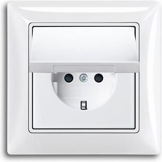 Gniazdo elektryczne ABB BASIC 55 GNIAZDO SCHUKO Z KLAPKĄ - Opinie i ...