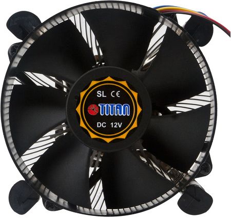 Titan WENTYLATOR z RADIATOREM DO PROCESORA INTEL 1155/1156 PWM (DC ...