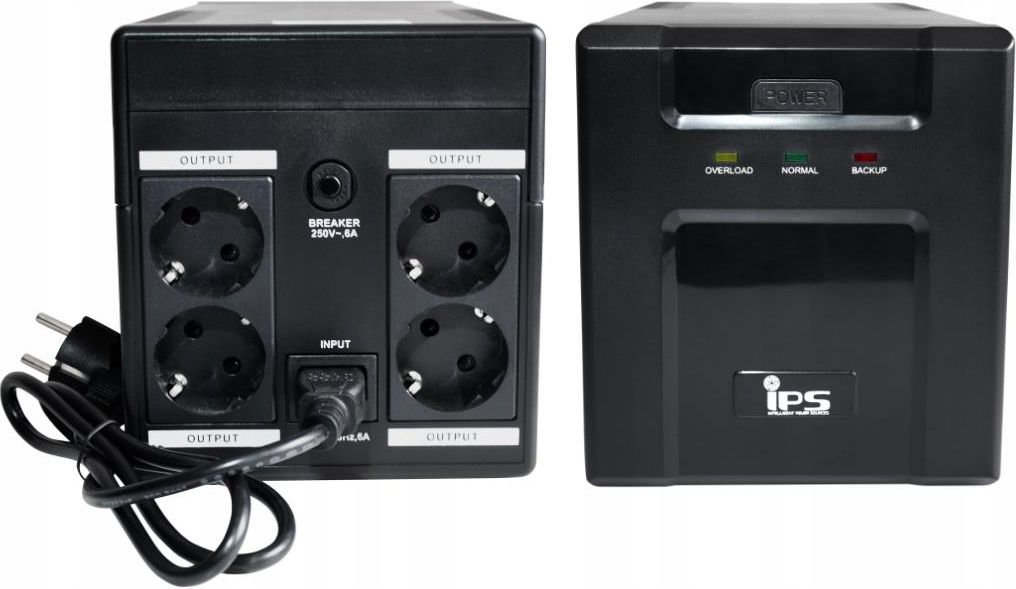 Zasilacz UPS Ips Zasilacz Awaryjny Ups Tower 1200Va 720W 2X 7Ah ...