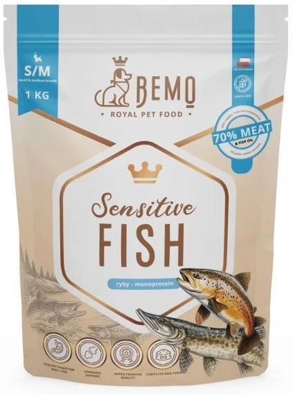 Karma Bemo Sensitive Fish Small Medium Ryba Monobiałkowa 1Kg - Ceny i opinie - Ceneo.pl