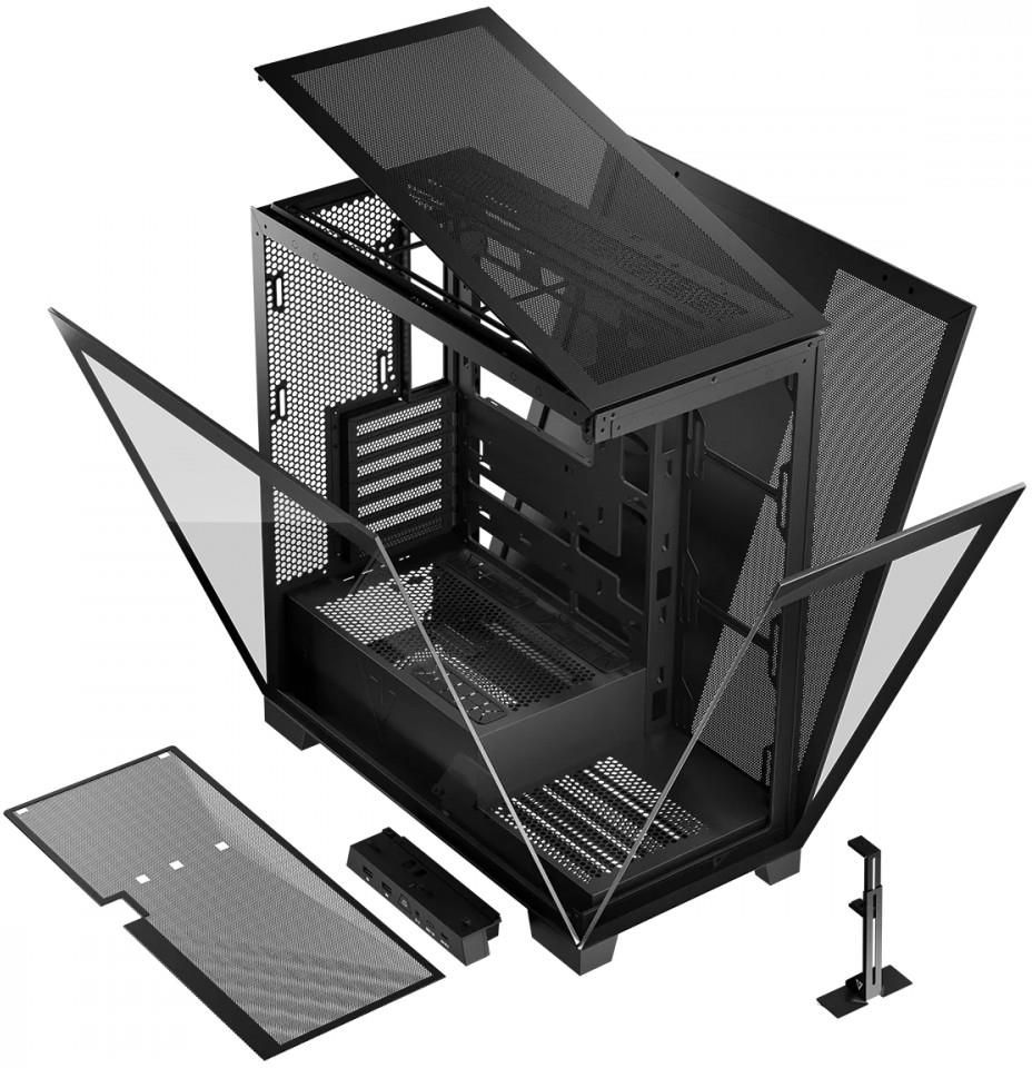 Obudowa komputerowa Modecom Volcano Space Midi Bez Wentylatorów Czarna ...