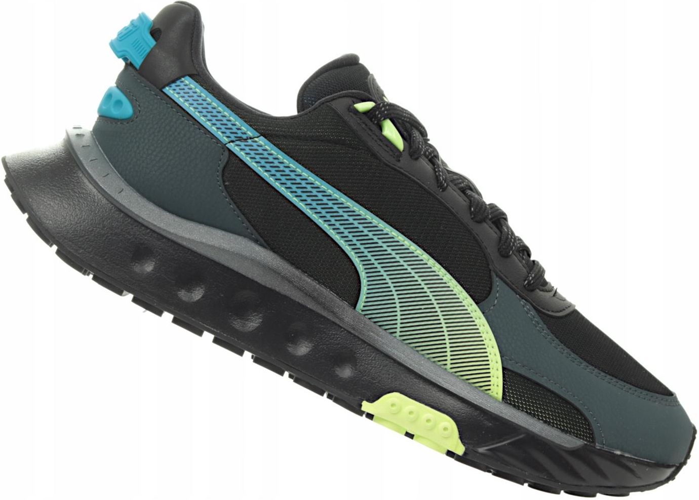 Buty męskie Puma Wild Rider Ls 385503 01 czarne sneakersy sportowe ...