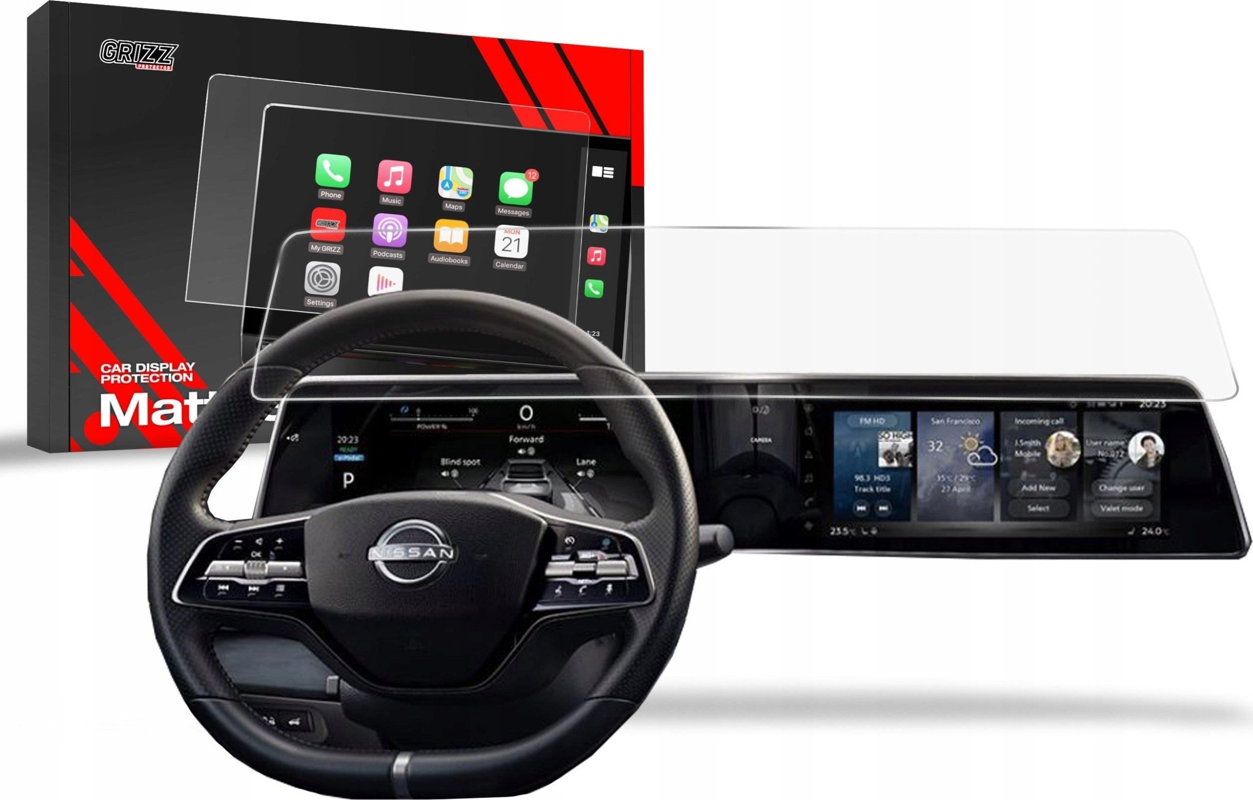 Grizzglass Folia Matowa Cardisplay Protection Do Nissan Ariya 12,3 2024 - Opinie i ceny na Ceneo.pl