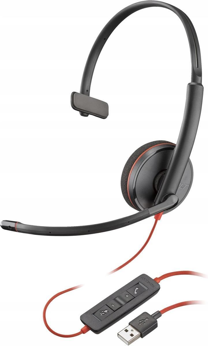 Słuchawki Poly Blackwire 3210 - Blackwire 3200 Series - USB-C - black ...