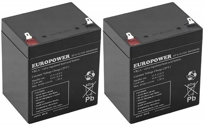 Bateria do zasilacza Europower RBC20 Rbc 20 #20 Zestaw Akumulatorów ...