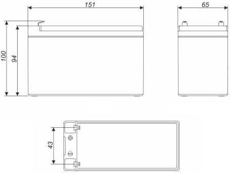 Bateria do zasilacza Technocell RBC33 Rbc 33 #33 Zestaw Akumulatorów ...
