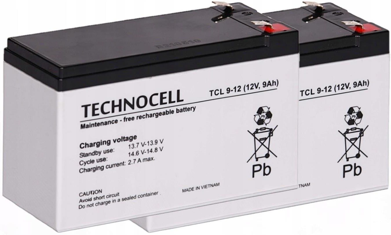 Bateria do zasilacza Technocell RBC5 Rbc 5 #5 Zestaw Akumulatorów ...