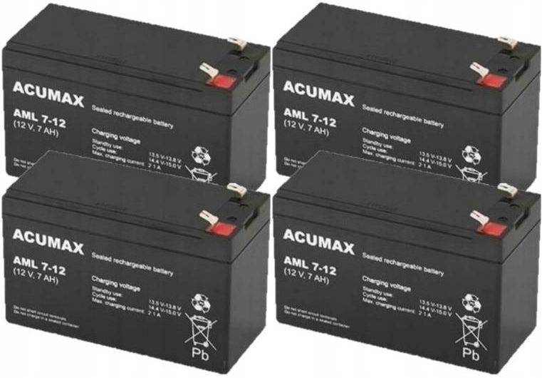 Bateria do zasilacza Acumax RBC132 Rbc 132 #132 Zestaw Akumulatorów ...