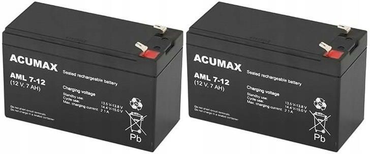 Bateria do zasilacza Acumax RBC23 Rbc 23 #23 Zestaw Akumulatorów Pakiet ...