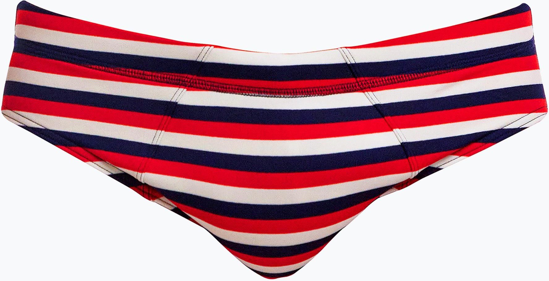 Funky Trunks Slipy Pływackie Męskie Seamed Briefs Riviera Czerwone ...