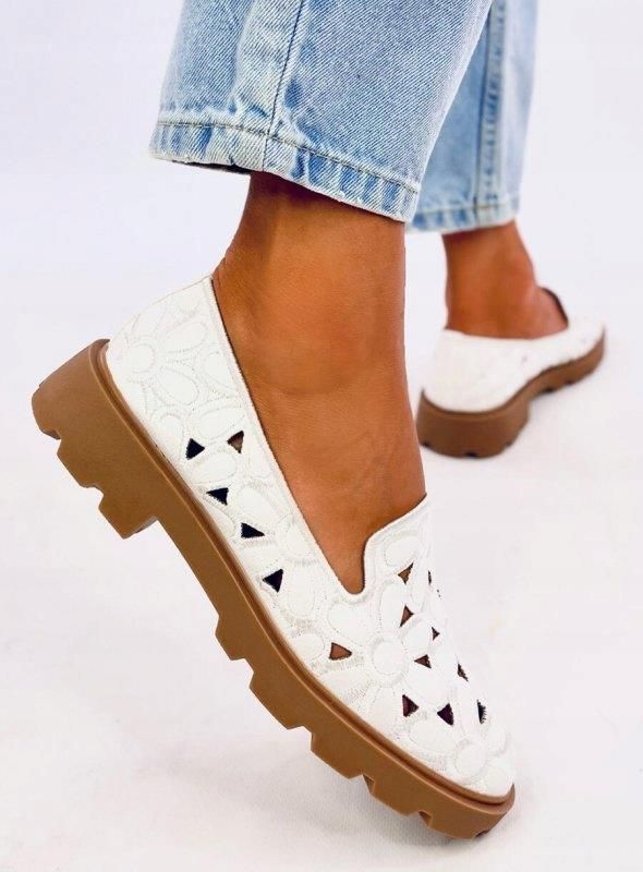 Mokasyny ażurowe REDONI WHITE 39 - Ceny i opinie - Ceneo.pl