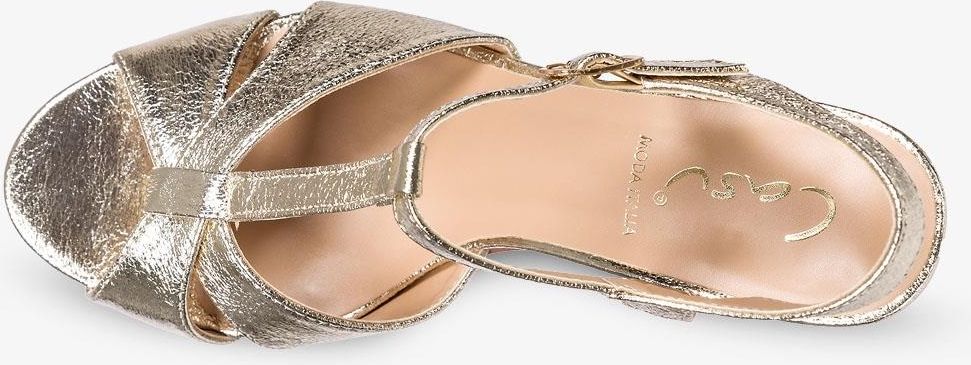 Sandały Buty T-bar Damskie Na Słupku Błyszczące 37 - Ceny i opinie ...