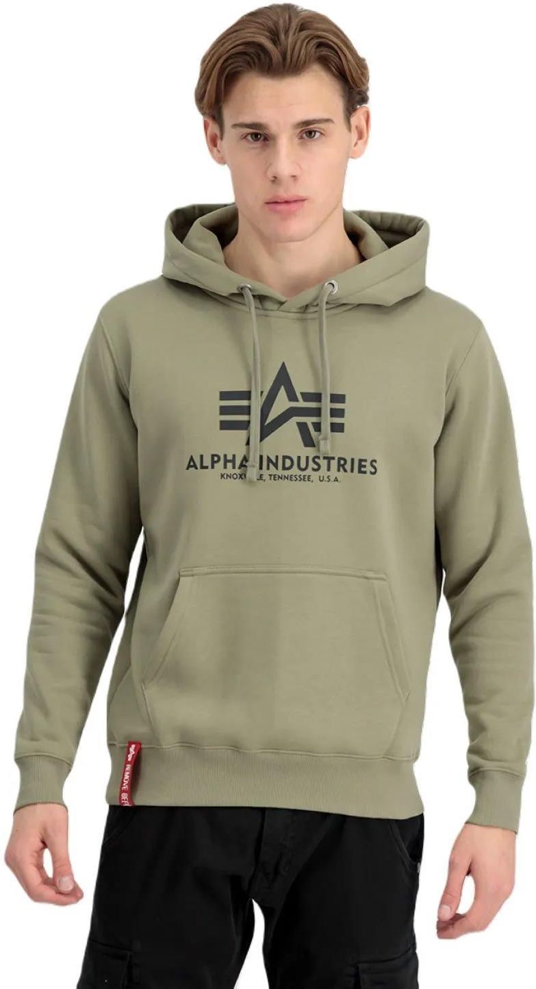 Bluza z kapturem Alpha Industries Basic 178312 11 - Oliwkowa L - Ceny i opinie - Ceneo.pl