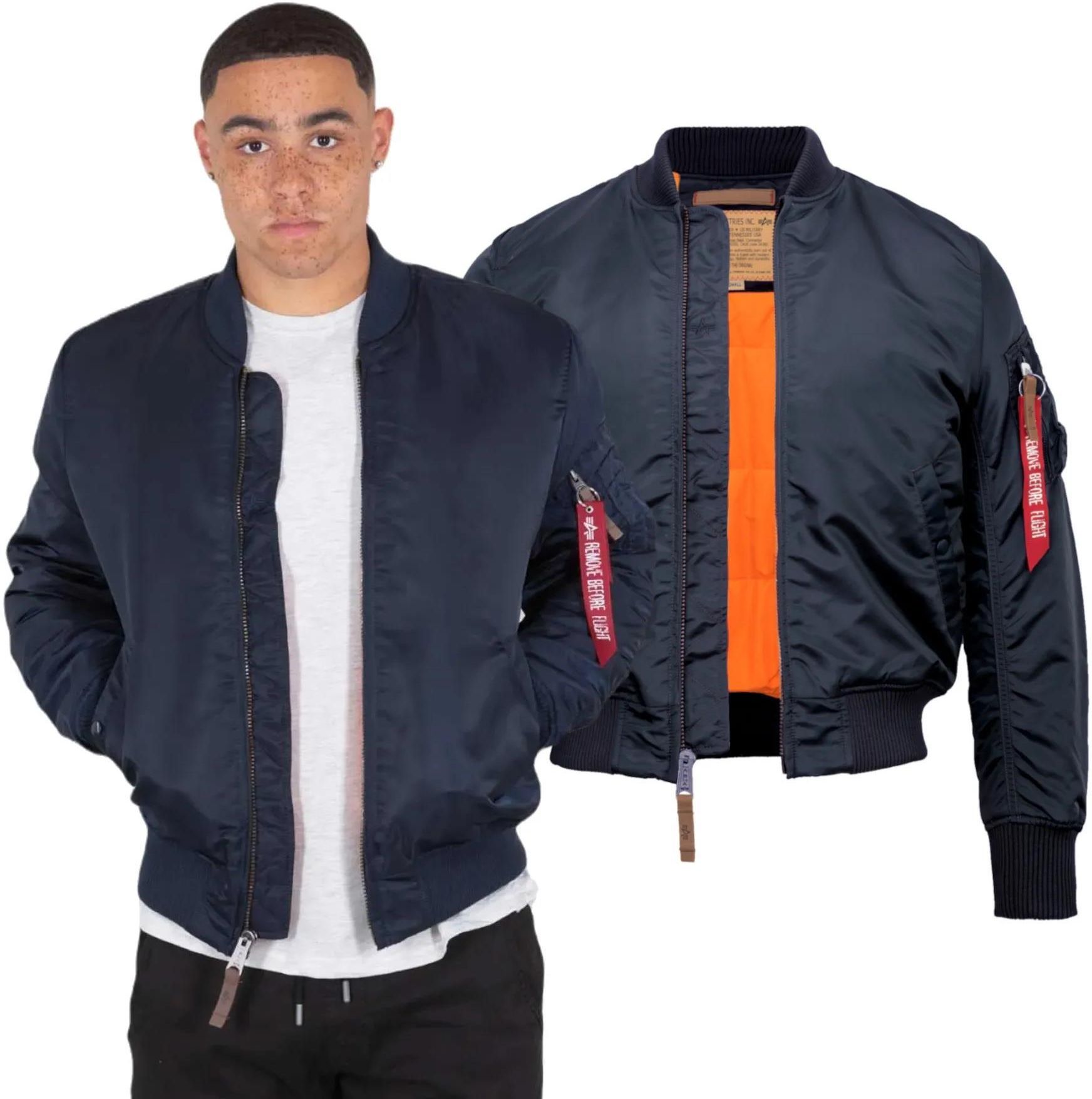 Kurtka Alpha Industries MA-1 VF 59 191118 07 - Granatowa 3XL - Ceny i opinie - Ceneo.pl