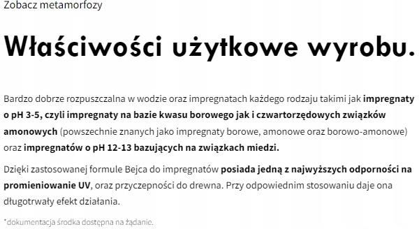 Rekol Bejca Do Drewna Malachitowa Plus 1kg Barwnik Do Impregnatów ...