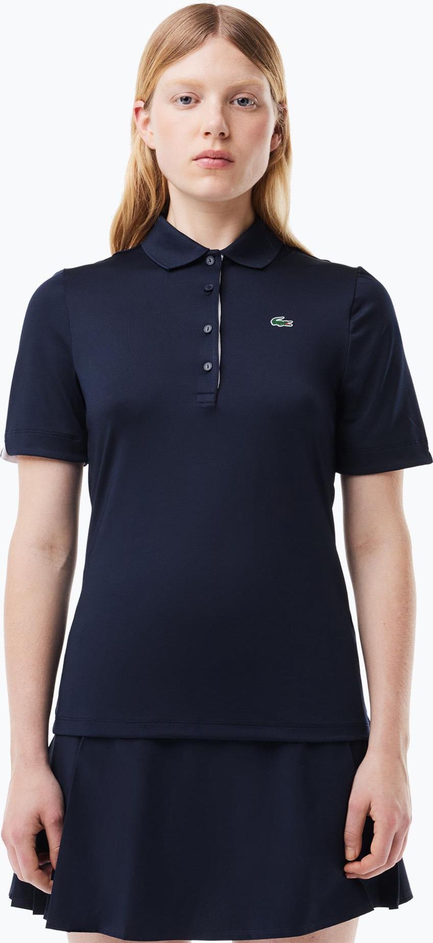 Lacoste Koszulka Polo Damska Pf5179 Navy Blue White - Ceny i opinie - Ceneo.pl