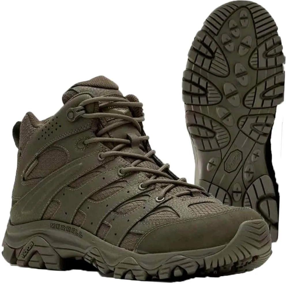 Merrell Buty Wojskowe Moab 3 Mid Tactical Wp Waterproof Oliwkowe 46,5 ...