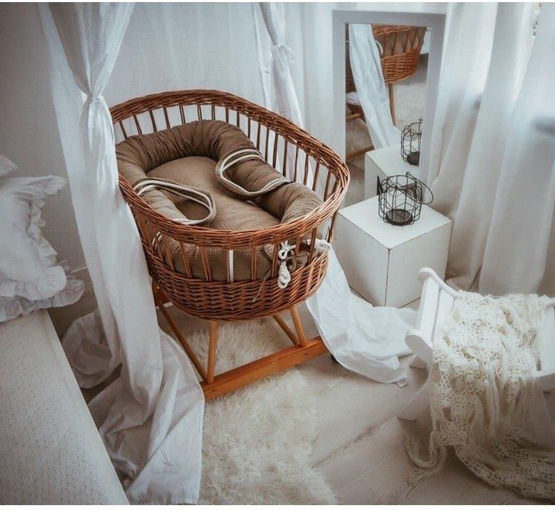 Hi Little One Kokon Gniazdko Dla Noworodka Z Organicznego Oddychającego Bio Muślinu Tiffany ...