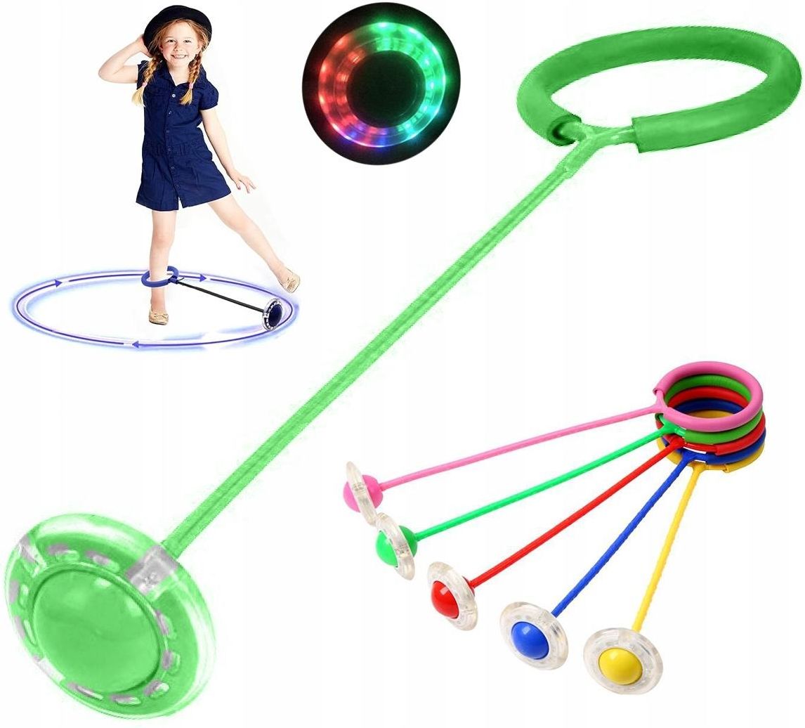 Swapni Hula-Hop Hulahop Hula Hoop Na Nogę Kółko Skakanka Led Zielony ...