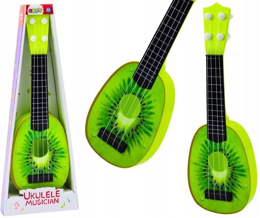 Leantoys Ukulele Mini Gitara 4 Struny Owoc Kiwi Zielona - Ceny i opinie ...
