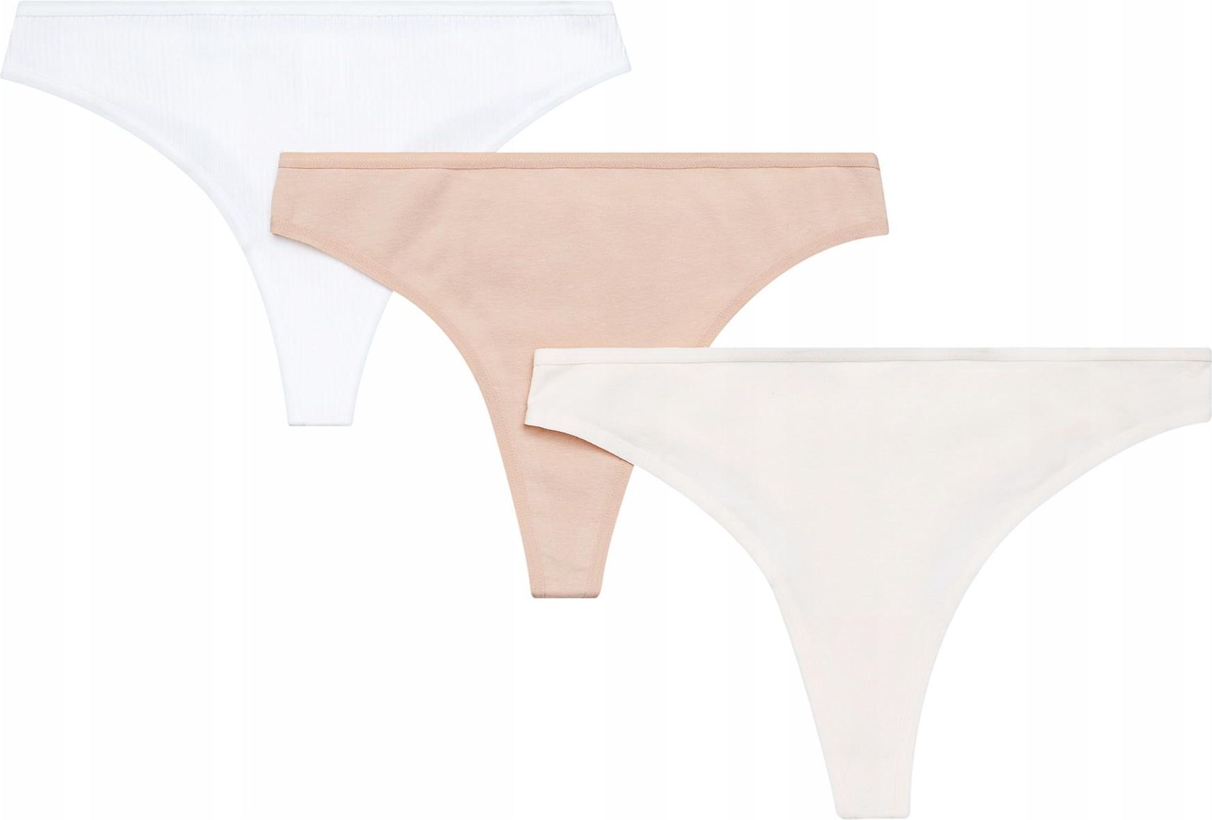 3-pak Piękne Stringi majtki damskie bawełniane thongi Esotiq Sol-Sol M ...