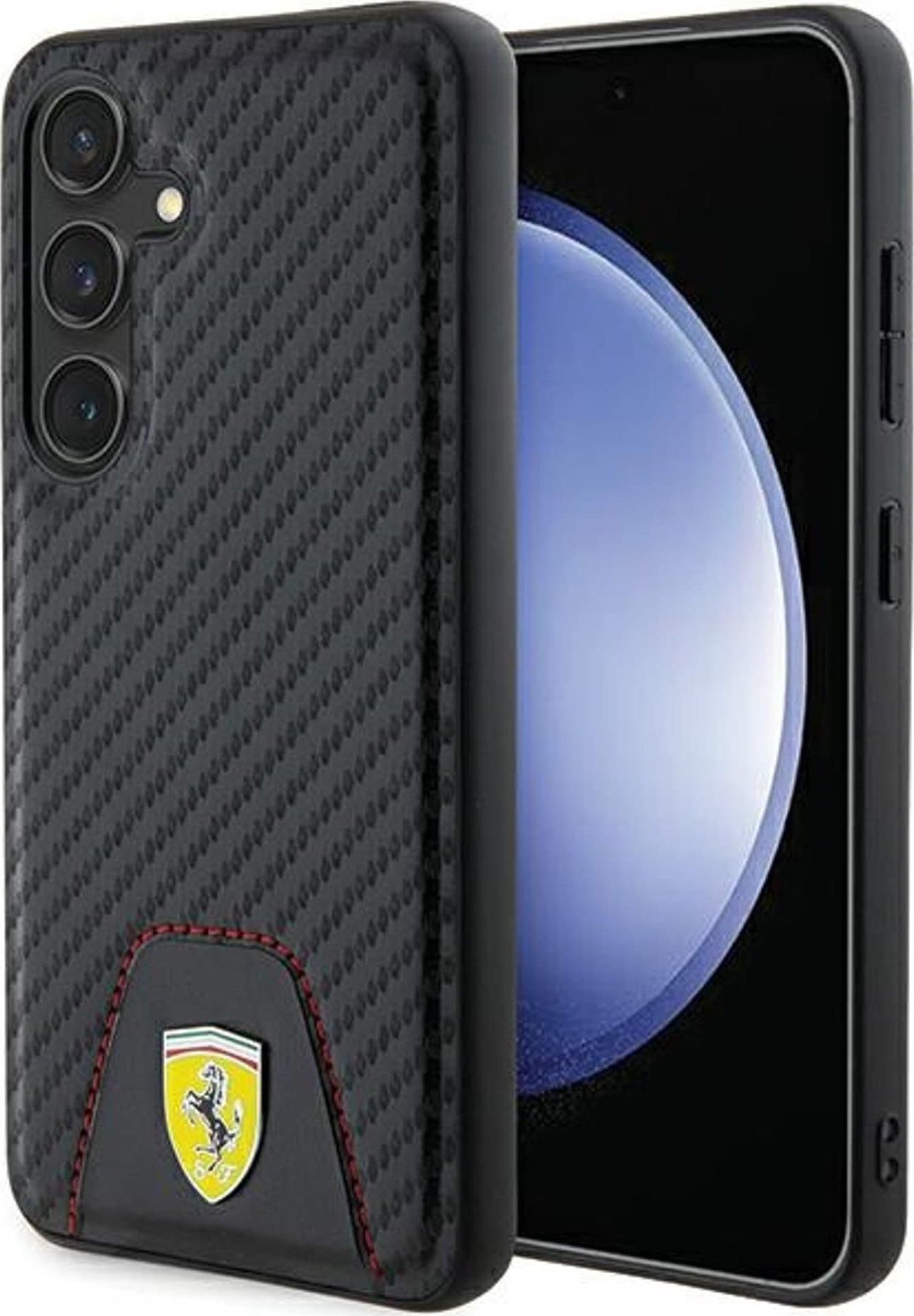 Ferrari Ferrari Carbon Stitched Bottom - Etui Samsung Galaxy S24 ...
