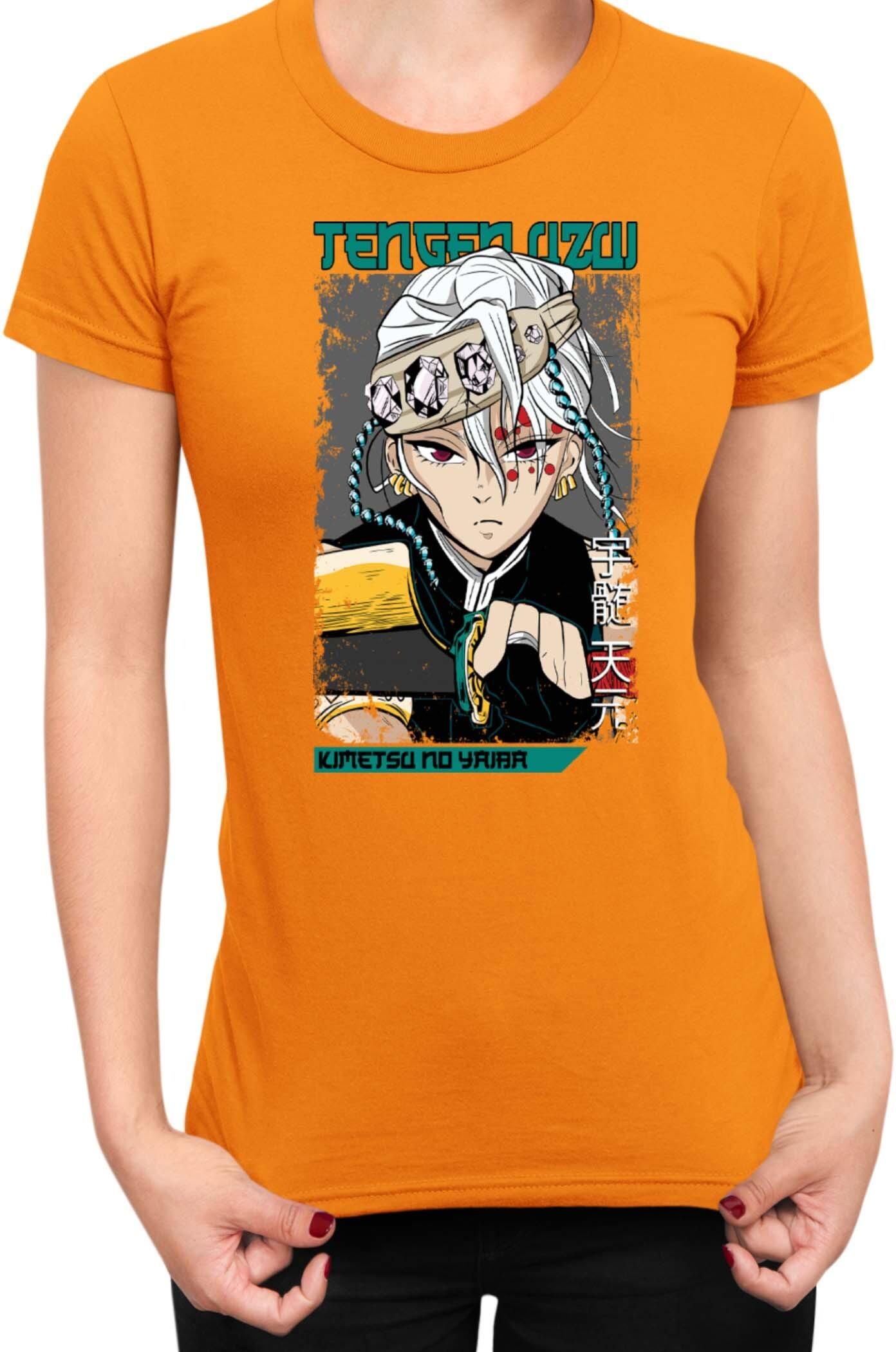 Uzui Sound Hashira koszulka damska Demon Slayer Kimetsu no Yaiba Anime ...