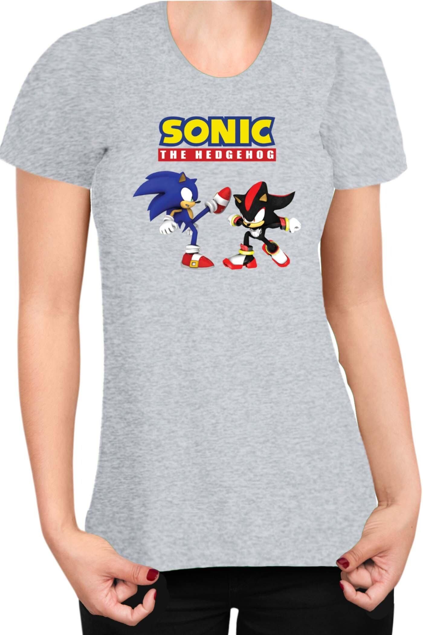 Sonic vs Shadow koszulka damska Sonic the Hedgehog Sega Mascot, L ...