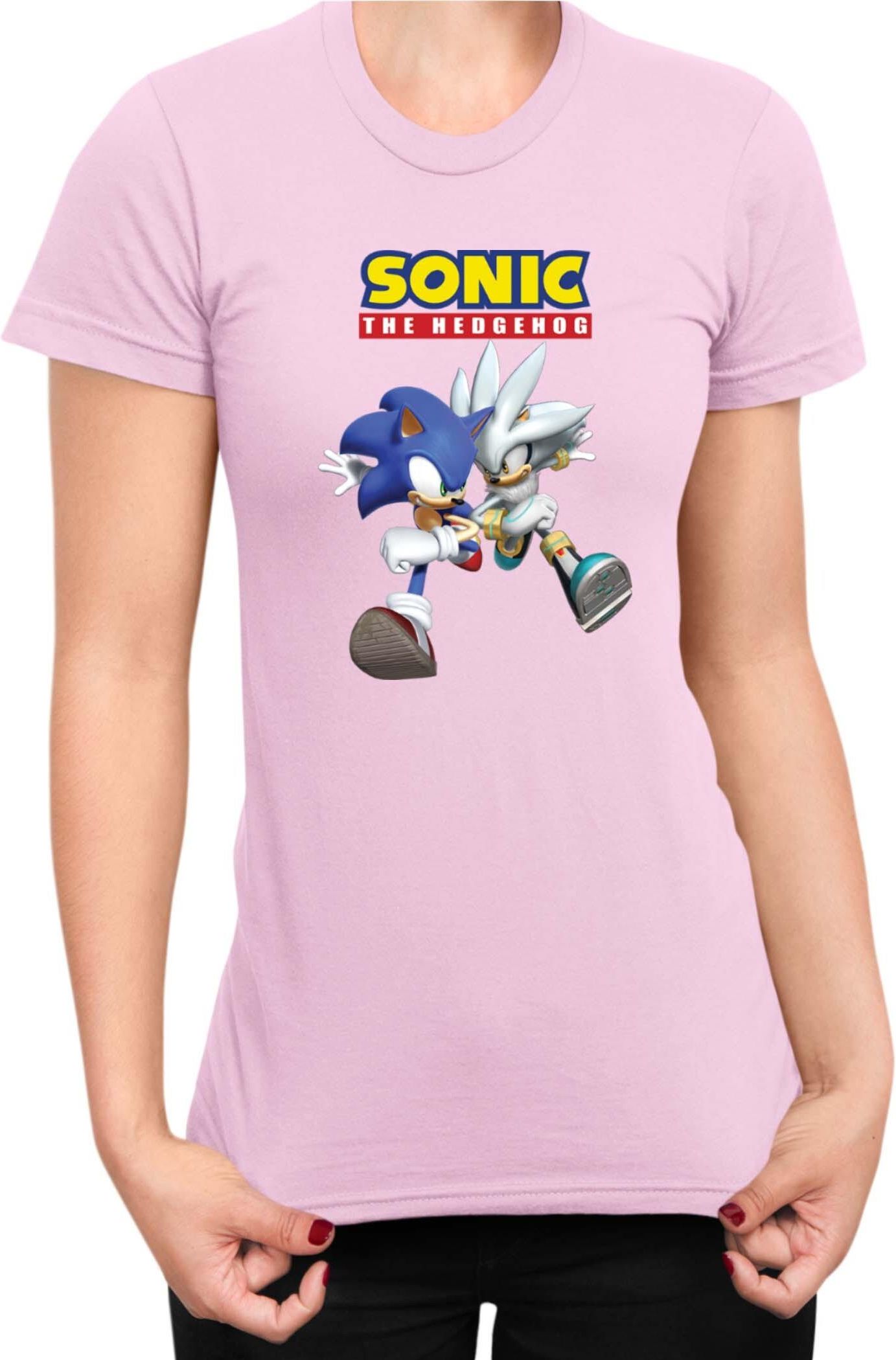 Sonic and Silver koszulka damska Sonic the Hedgehog Sega Mascot, XL ...